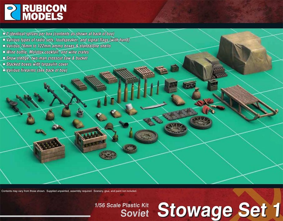 Rubicon Models Soviet Stowage Set 1 28mm Scale – The Armchair Commander ...