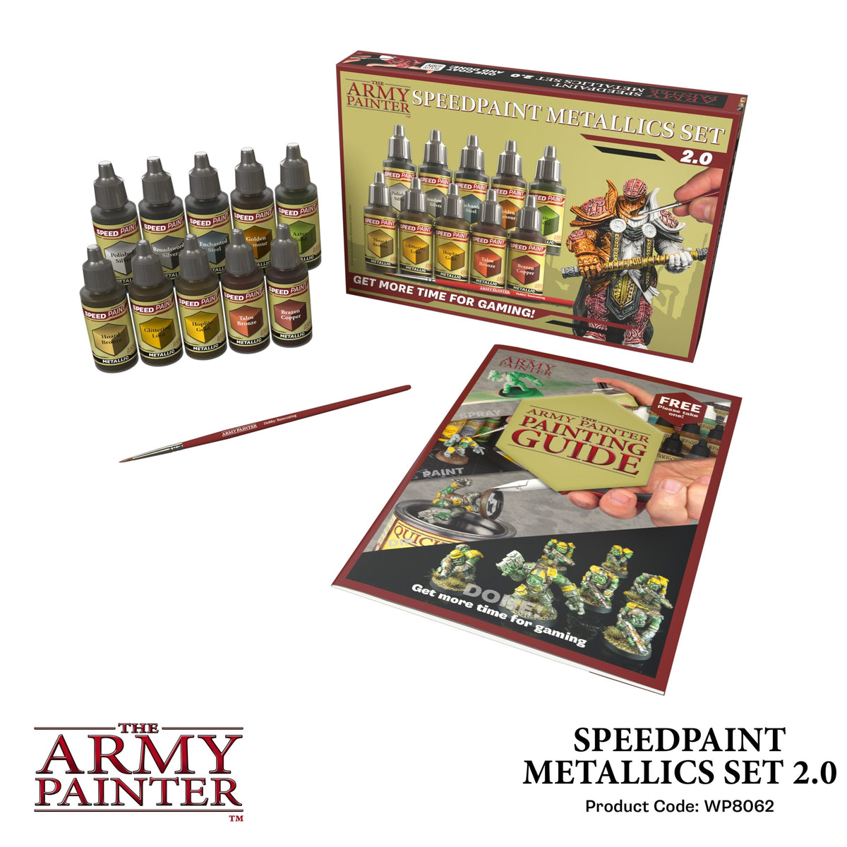 The Army Painter Warpaints Speedpaint Metallics Set 2.0 Paint Set – The ...
